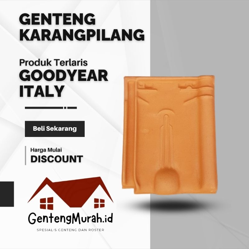 Jual GENTENG KARANGPILANG GOODYEAR BAMBE BISMA | Shopee Indonesia