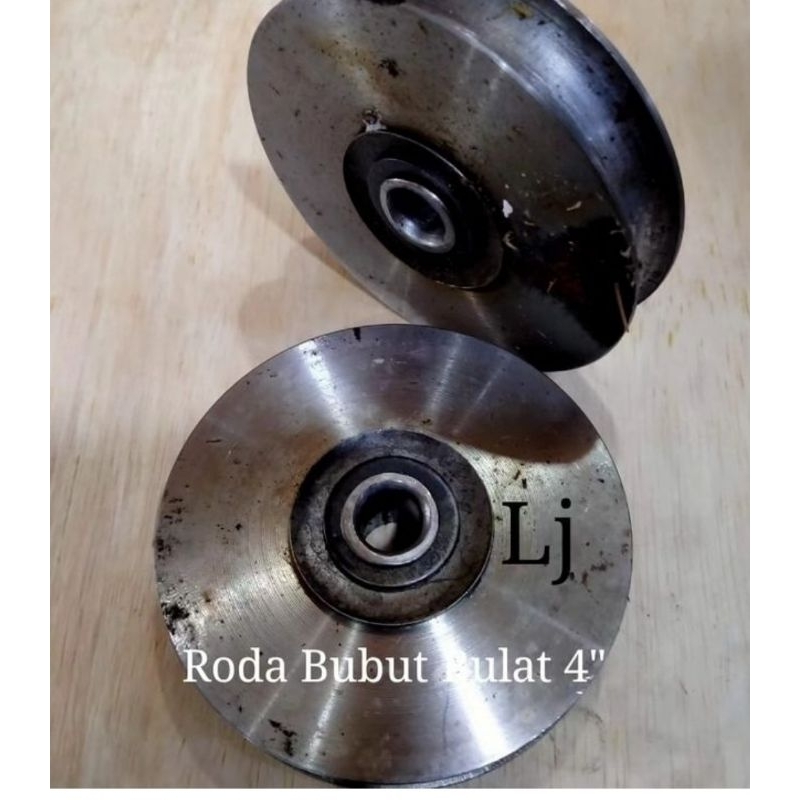 Jual Roda Bubut Bulat & V /Roda Gerbang / Roda Pintu Besi | Shopee ...