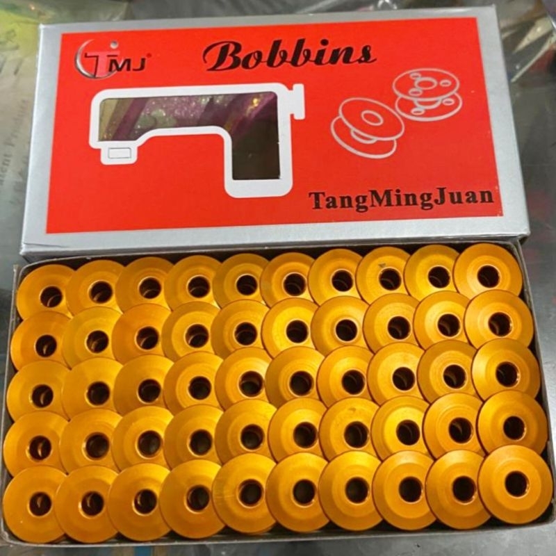 Jual Spul Juki Emas mesin jahit high speed (1 box isi 100 pcs) | Shopee ...
