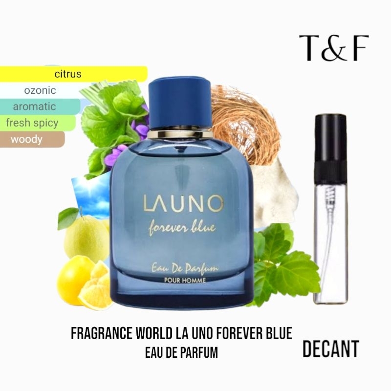 Jual Parfum Decant Fragrance World La Uno Forever Blue | Shopee Indonesia