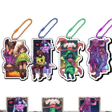 Jual Deltarune & Undertale Keychain 2 Side | Shopee Indonesia