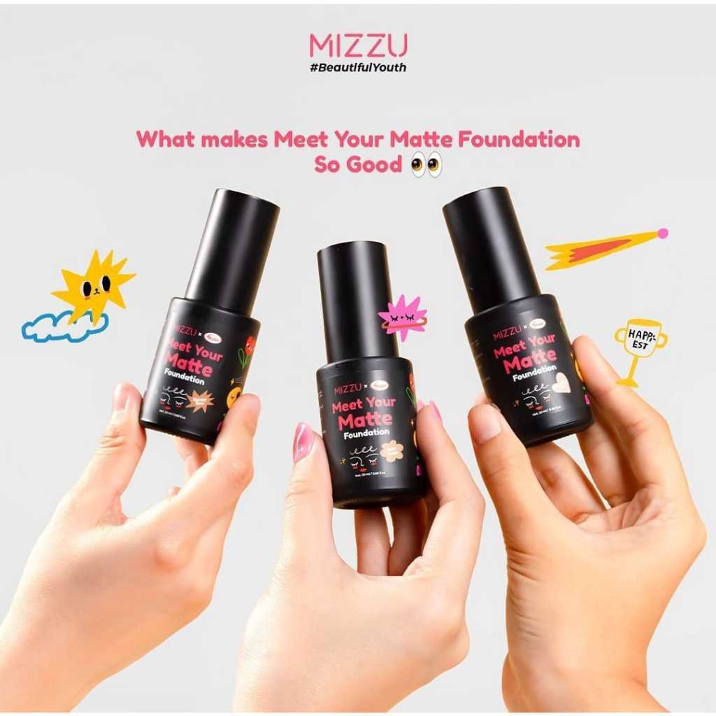 Jual Mizzu X Sasa Meet Your Matte Foundation | Shopee Indonesia