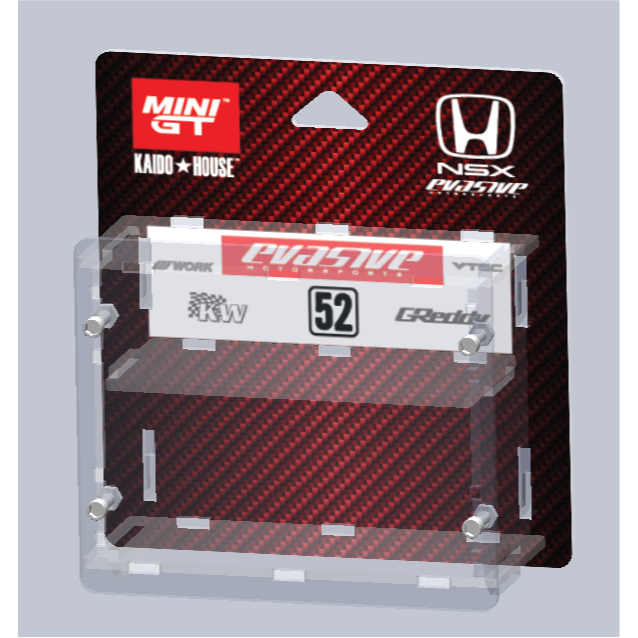 Jual Case Akrilik MINIGT KAIDO HOUSE HONDA NSX EVASIVE Rak Akrilik Mini ...
