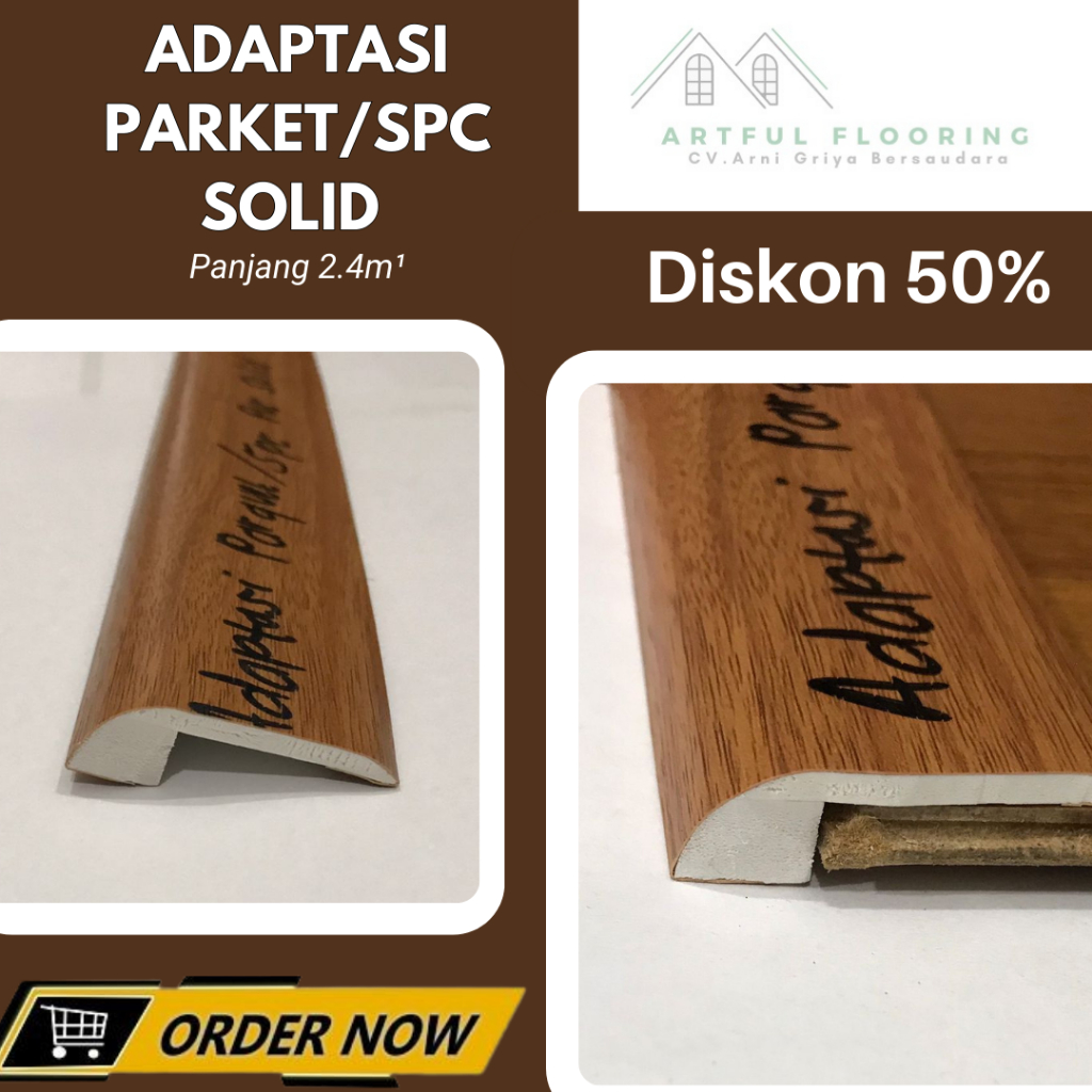 Jual Promo Adaptasi Vinyl/Parket/SPC Solid | PVC Board | Shopee Indonesia