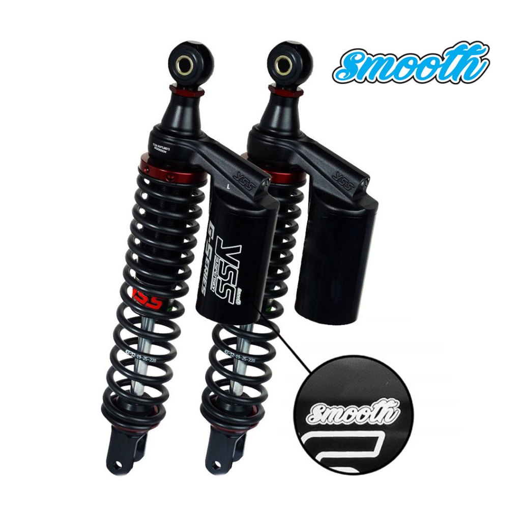 Jual YSS Twin Shock G-Plus Smooth Black Series TC302-350TL For New PCX 150 | Shopee Indonesia