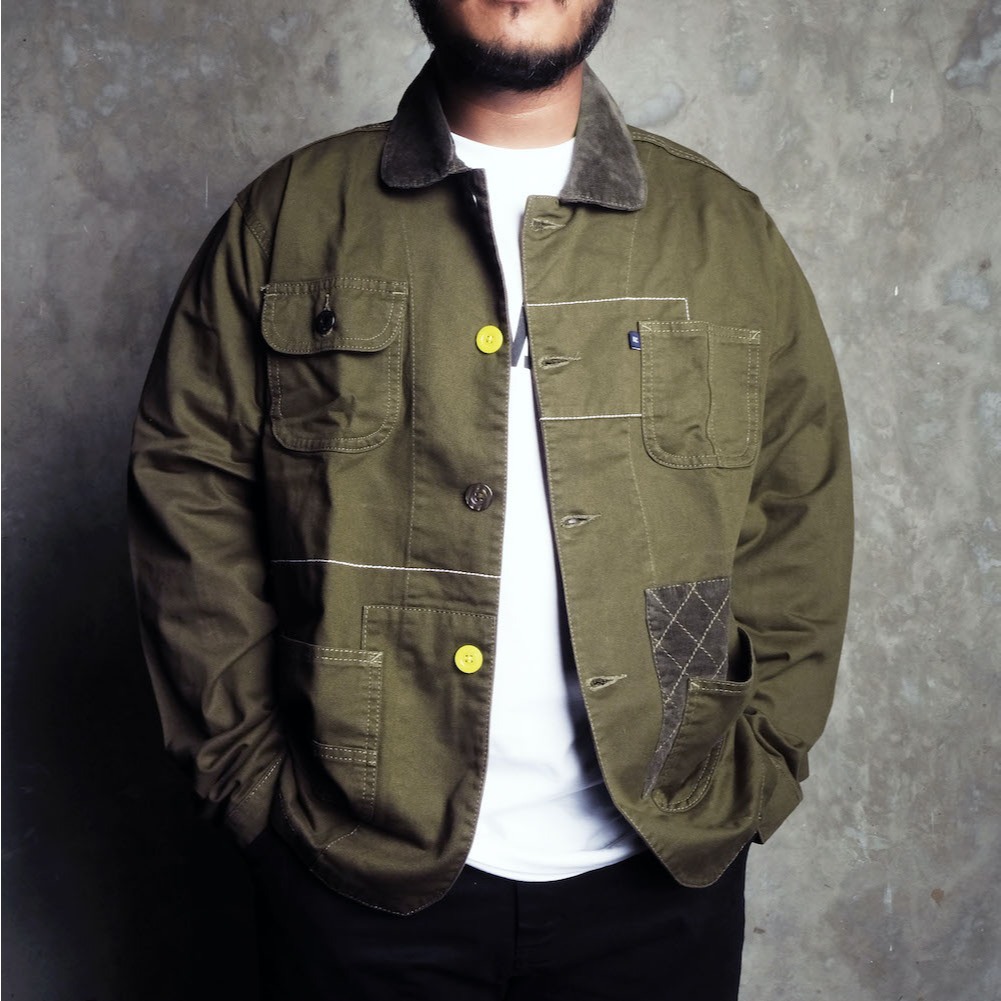 Jual BC Coverall Jacket Barnacle Olive | Shopee Indonesia