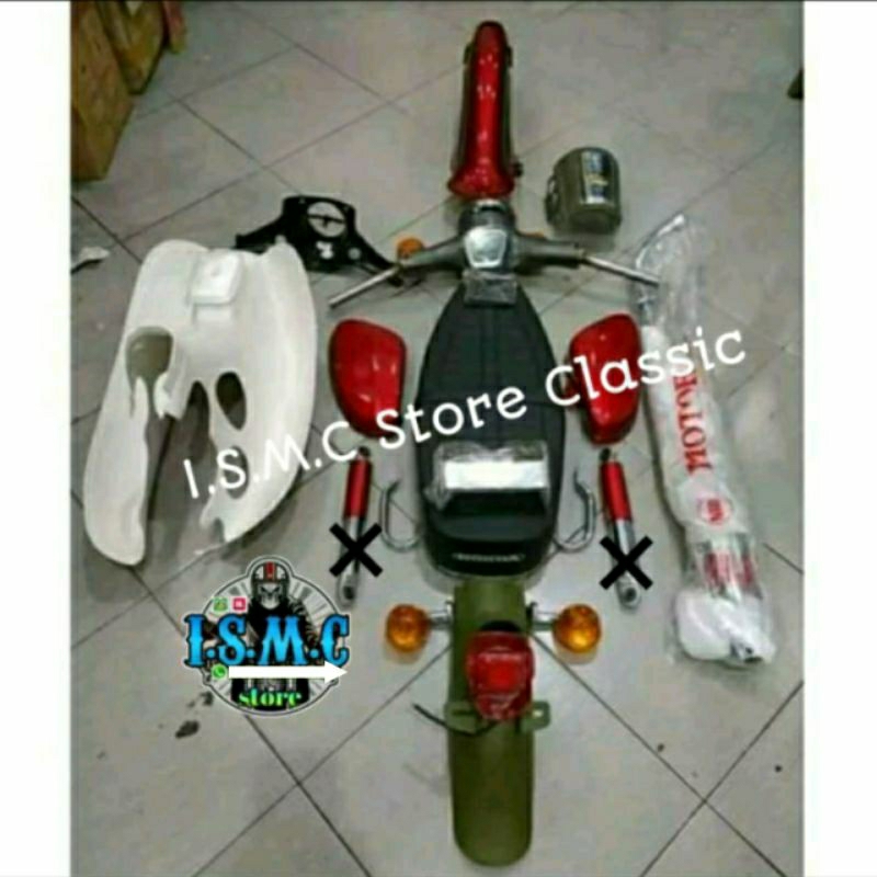 Jual paket body Honda c70 full set termurah - paket hemat Honda c70 ...