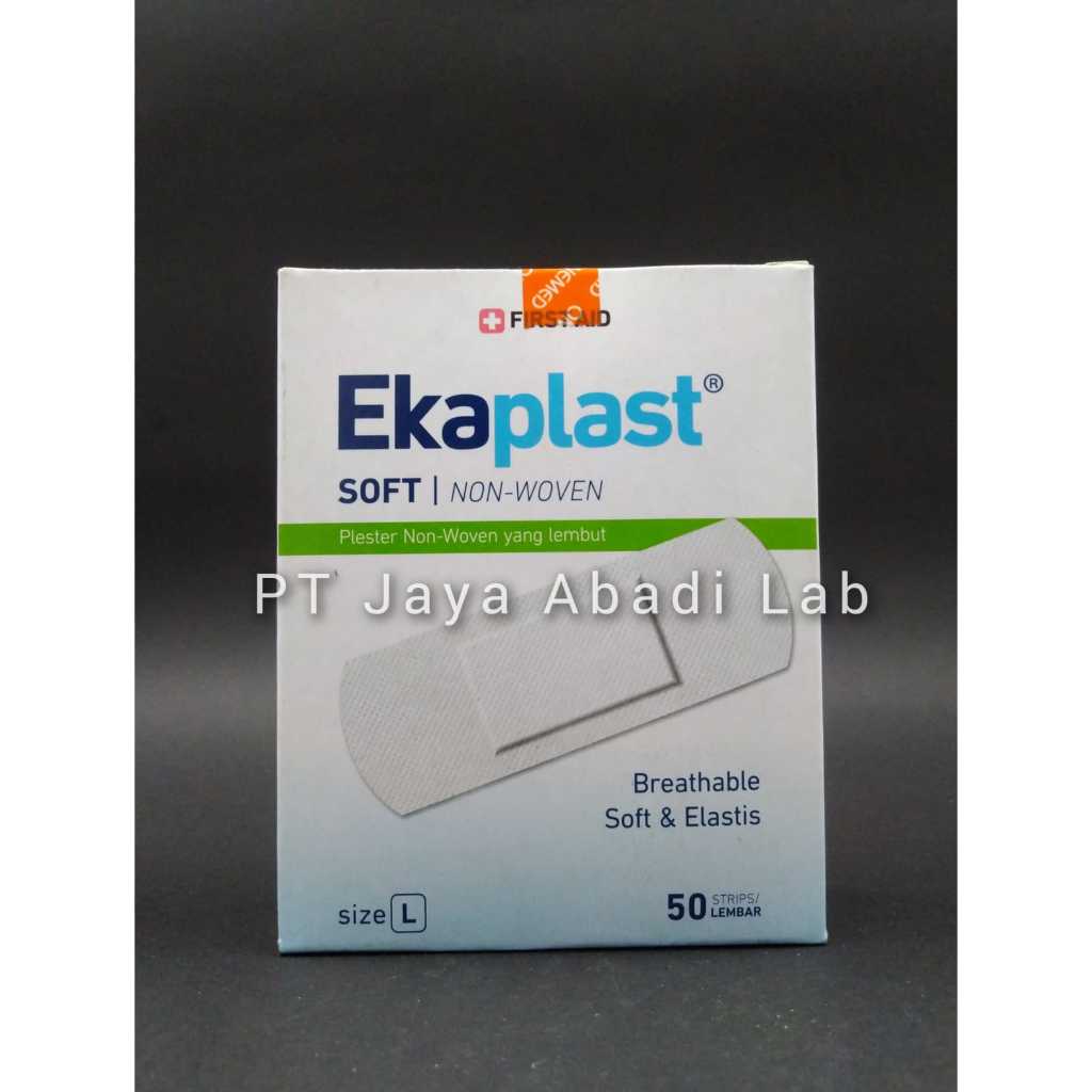 Jual plester luka plaster soft lembut ekaplast size L isi 50 pcs box ...