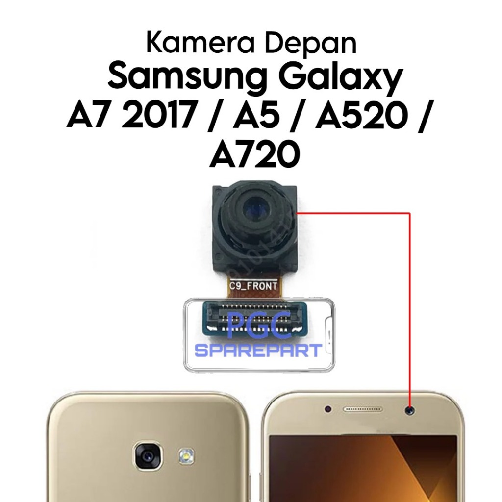 Jual Kamera Depan Samsung Galaxy A520 - A5 2017 / SM-A520F / SM-A520F ...