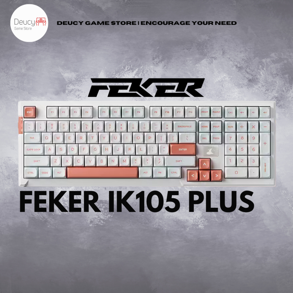 Jual Feker IK105 Plus Gasket Mount Hotswap Wireless Mechanical Keyboard ...