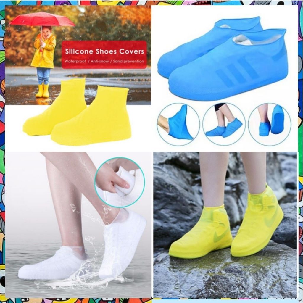 Jual ZBH Cover Sepatu Anti Air Hujan Waterproof Sarung Pelindung Sepatu ...