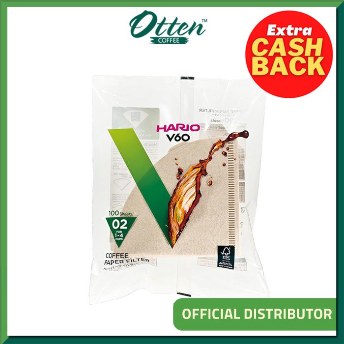 Jual Hario - V60 Coffee Paper Filter VCF-02-100M (100lbr) - Kertas ...