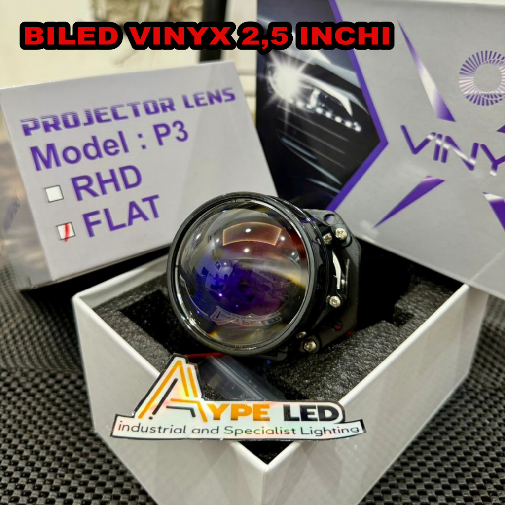 Jual ORIGINAL VINYX P3 P25 GEN 2 SERIES BILED PROJECTOR 2,5 INCHI P3 ...