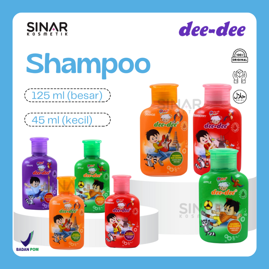 Jual Dee-dee Children Hair Shampoo 45ml - 125ml | Dee Dee Shampo Anak ...