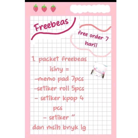Jual freebies | Shopee Indonesia
