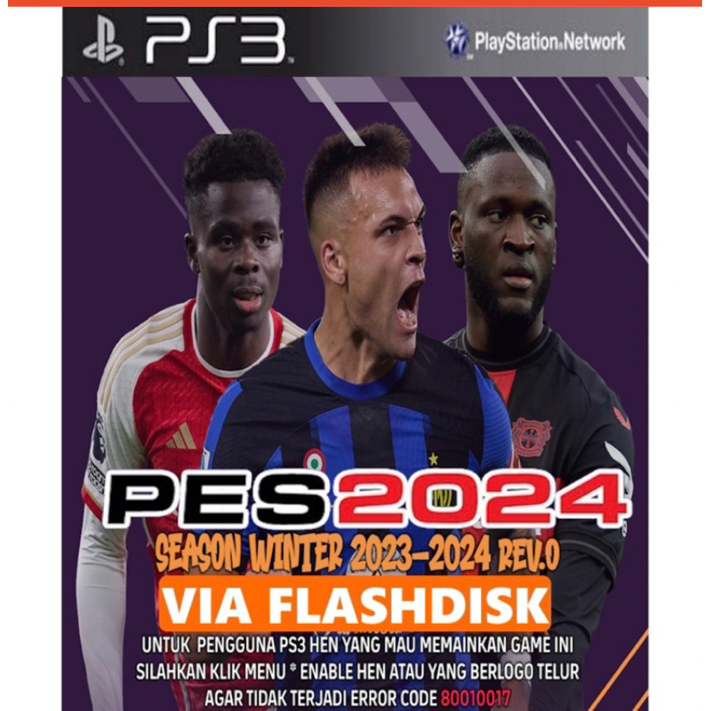Jual Game Pes 2024 ps3 pkg - flesdisk | Shopee Indonesia