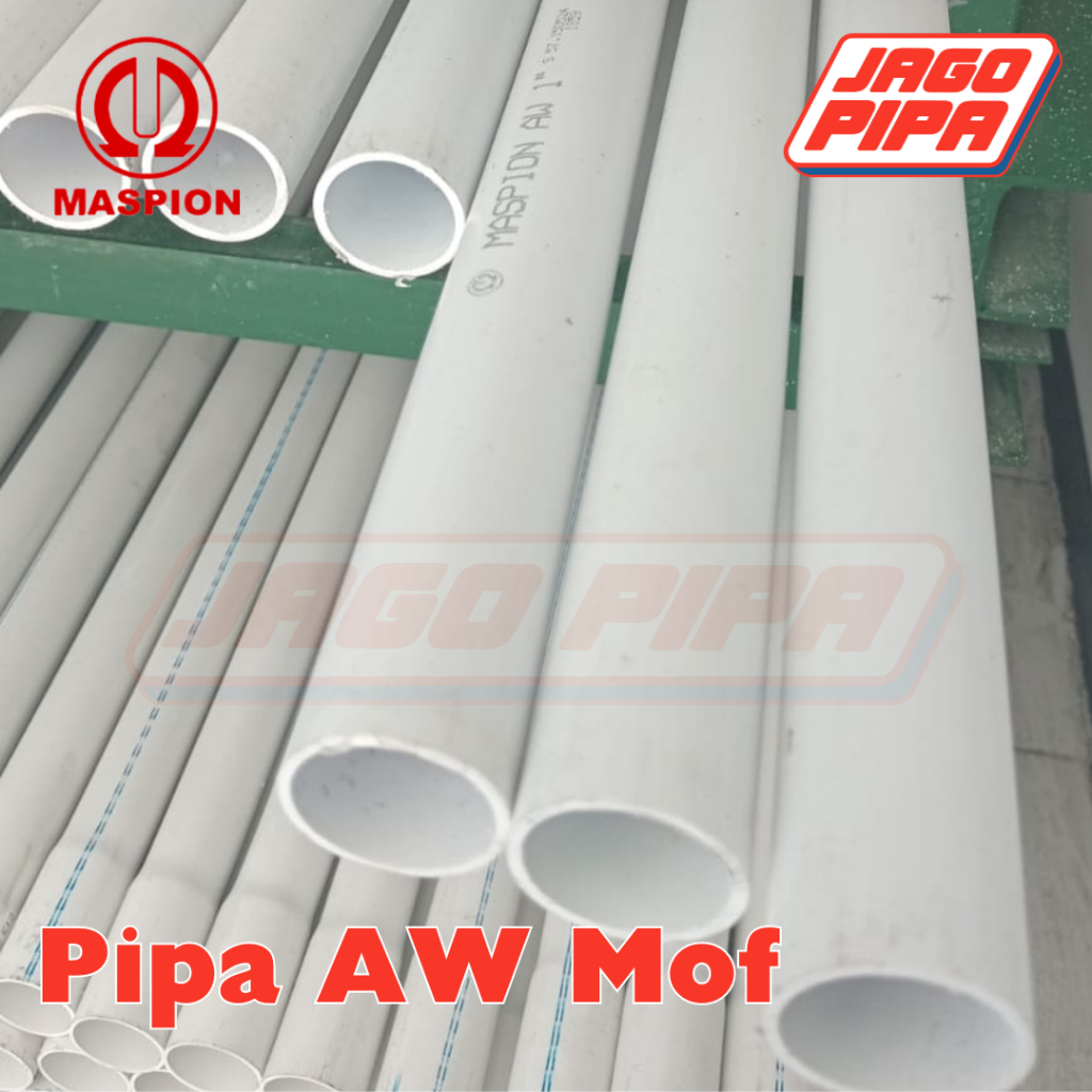 Jual Maspion Pipa AW 3/4 Inch Putih MOF PVC 4 Meter Paralon 3/4" PUTIH ...