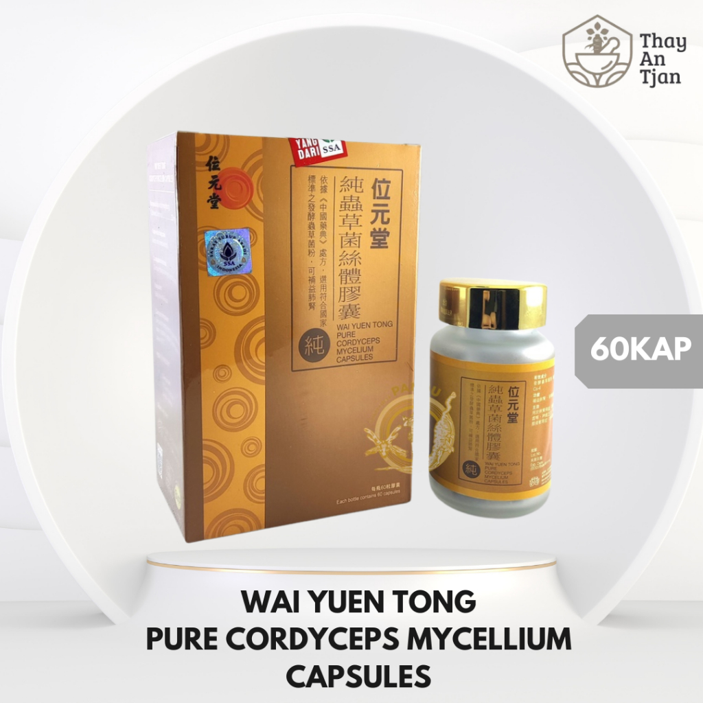 Jual WAI YUEN TONG PURE CORDYCEPS MYCELIUM CAPSULES | OBAT DAYA TAHAN ...