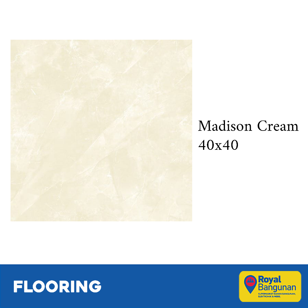 Jual Milan Keramik Madison Cream 40x40 Keramik Lantai Motif Marmer ...