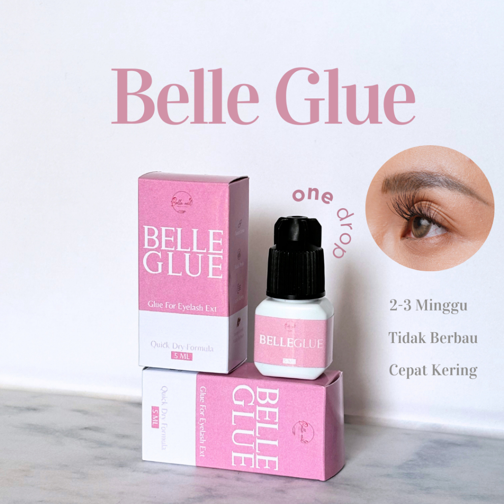 Jual LEM EYELASH EXTENSION/ BELLE GLUE'S/ LEM HITAM EYELASH | Shopee ...