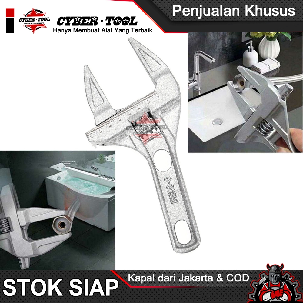 Jual Kunci inggris/Universal Adjustable Wrench Spanner/Besar Serbaguna ...