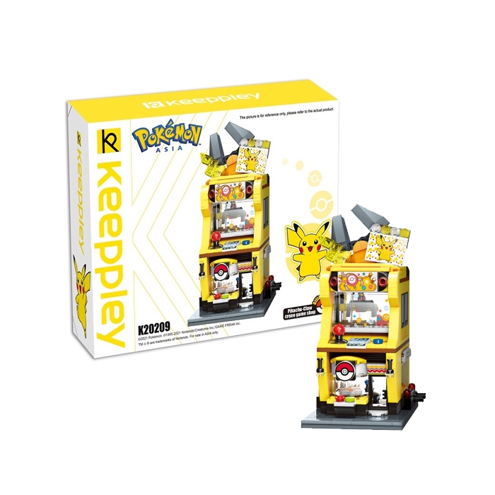 Jual Keeppley Pokemon Pikachu Claw Crane Game Shop Bricks Figure ...