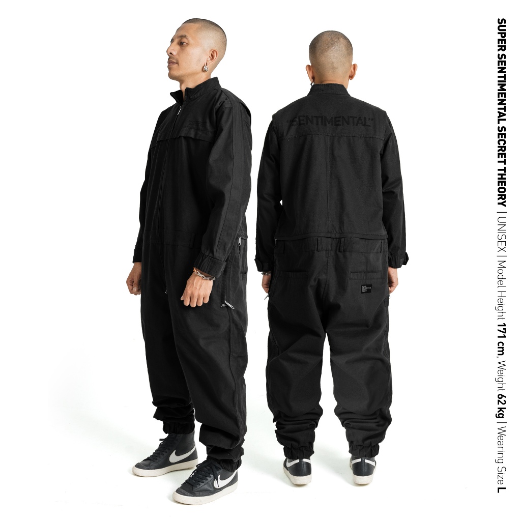 Jual SSST Coverall Engineered Longsleeve Hitam | Shopee Indonesia