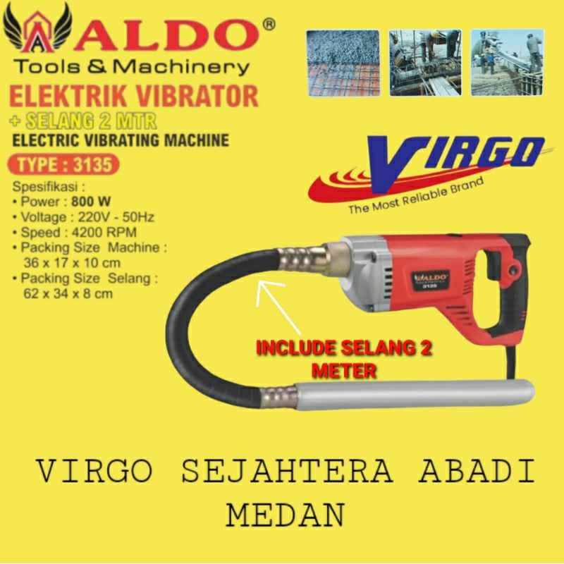 Jual AL3135 ALAT GETAR LISTRIK VIBRATOR ADUKAN COR BETON SEMEN 800W ...