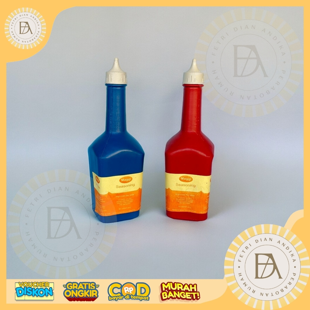 Jual Botol kecap model jadul / Botol kecap plastik merek Maggi | Shopee ...