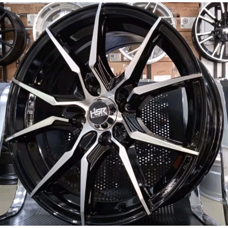 Jual VELG MOBIL R15 HSR VITAL VELG RACING SPORTY ELGANT DOBEL PCD 4X100 ...