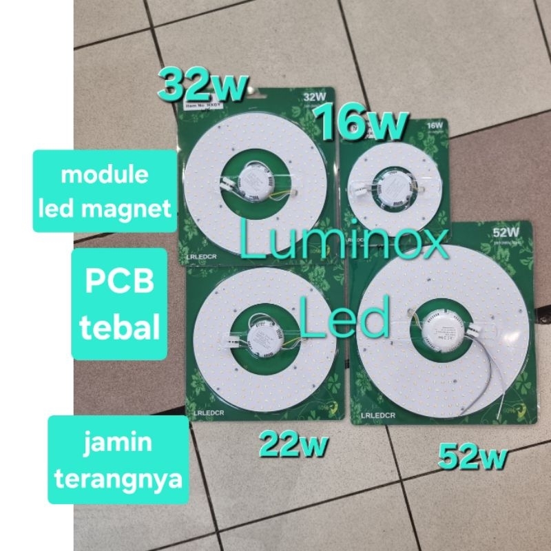 Jual module led plafon 3warna 16w 22w 32w 52watt / refill led ceiling ...