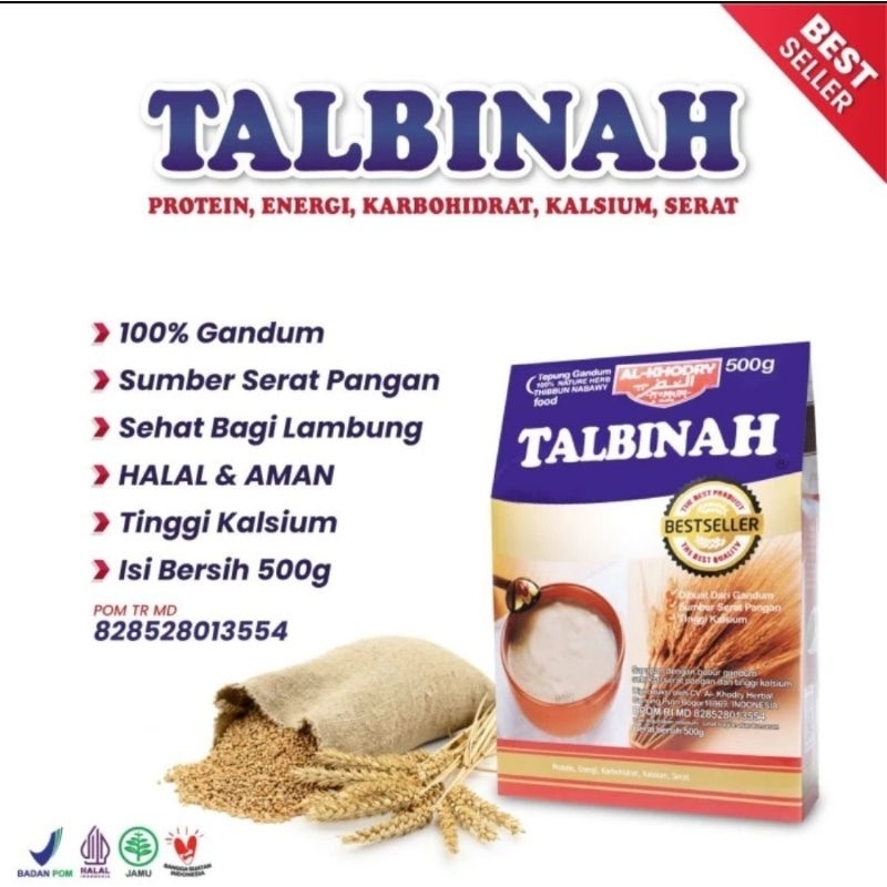 Jual Talbinah Al Khodry Resep Thibb Nabawi Tepung Bubur Gandum Asli ...