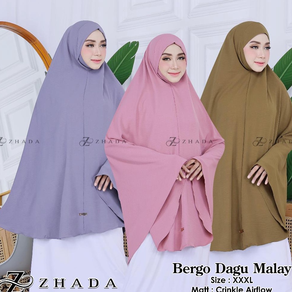 Jual T77 Khimar Syari Dagu Malaysia XXXL Jumbo dan XXL by ZHADA COLLECTION Khimar Bergo Hijab ...