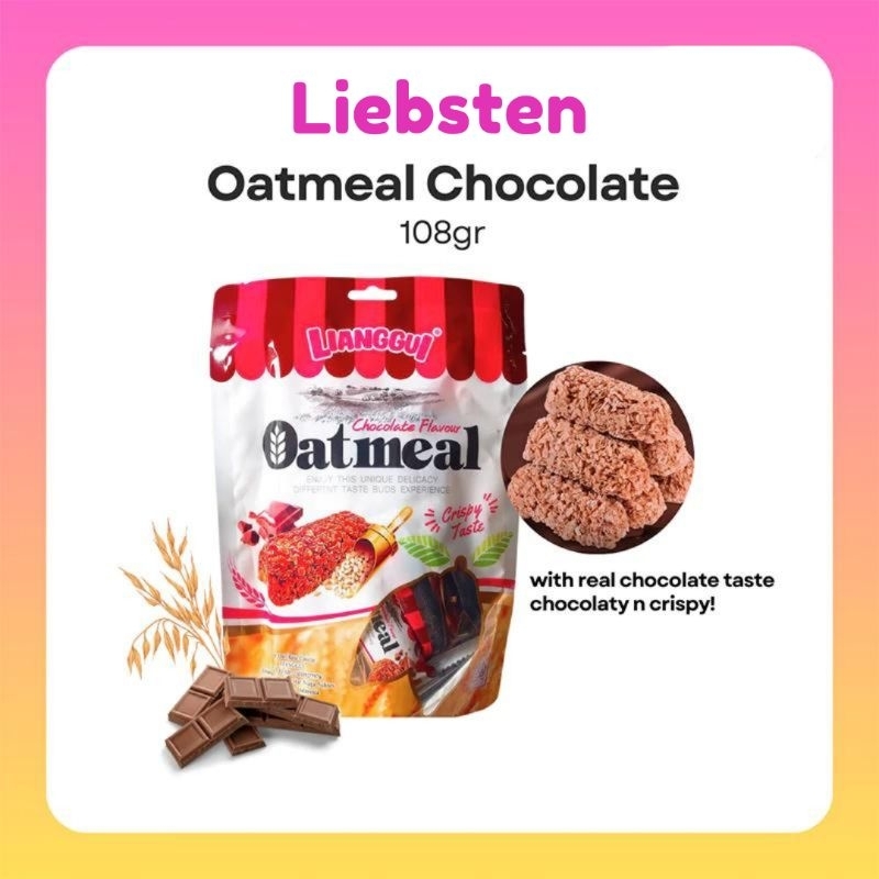 Jual Lianggui Snack Gandum Oatmeal Original dan Chocolate Flavour ...