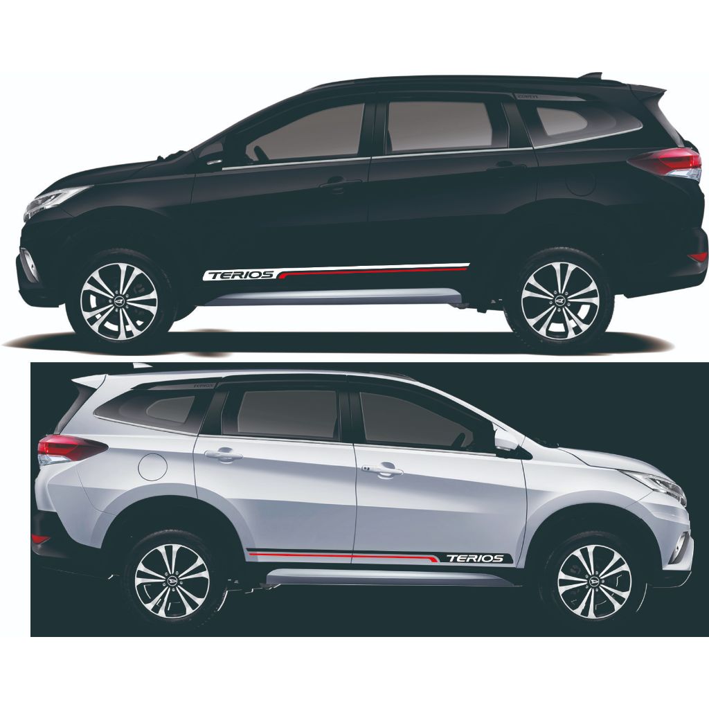 Jual Stiker Mobil All New Terios Cutting Variasi Rush | Shopee Indonesia
