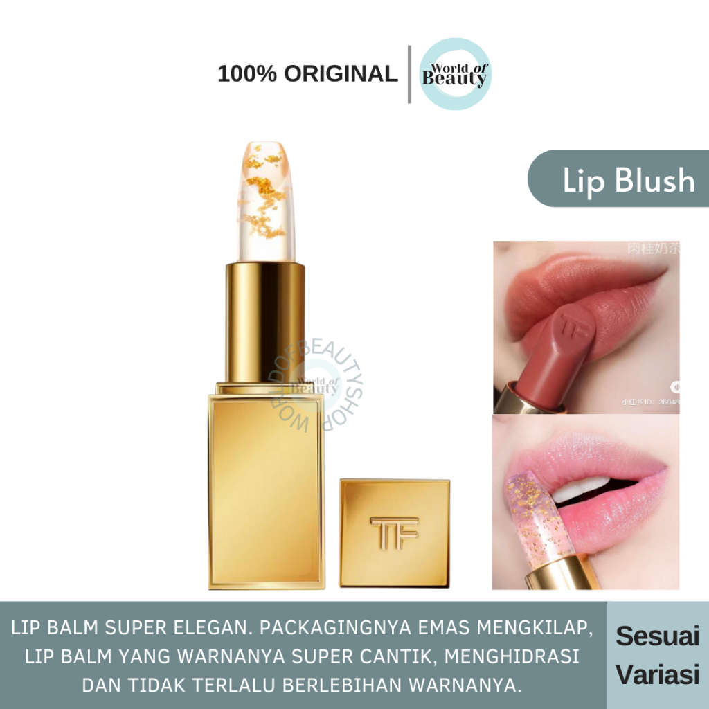 Jual WOBS | ORIGINAL TF Tom Ford Soleil Lip Blush Baume Teinte Lip Balm ...
