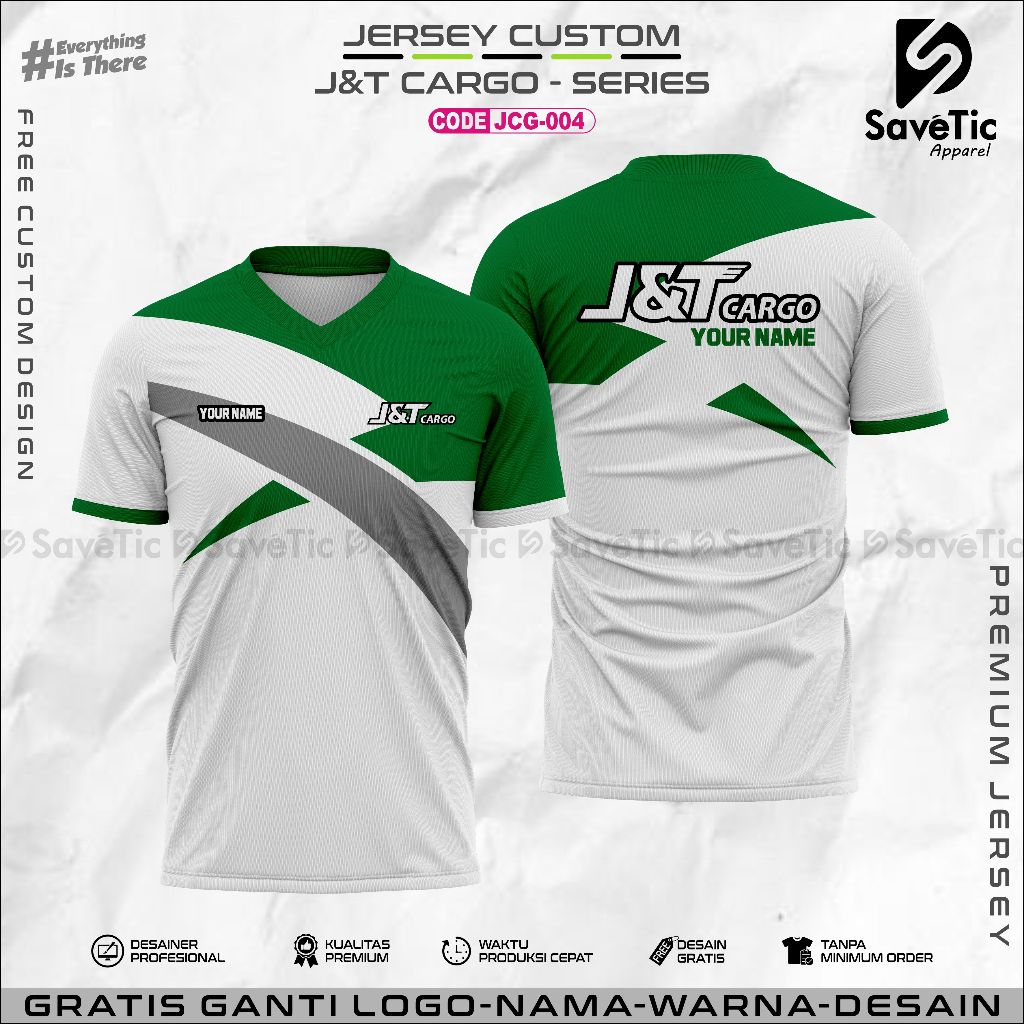 Jual BAJU KAOS JERSEY JNT CARGO PART02 FULL PRINTING SUBLIM CUSTOM ...
