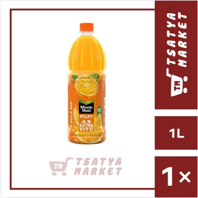 Jual MINUTE MAID PULPY ORANGE 1L | Shopee Indonesia