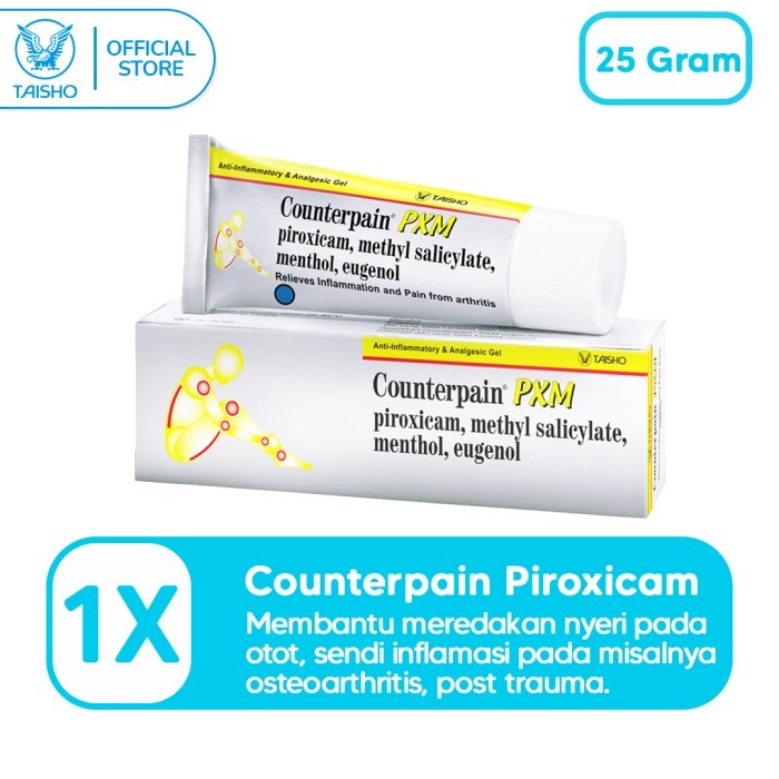 Jual Counterpain PXM 25 Gr - Meredakan Nyeri Otot & Sendi | Shopee Indonesia