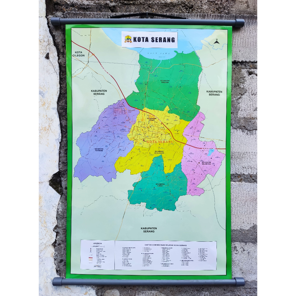 Jual Bingkai Peta Kota Serang. | Shopee Indonesia