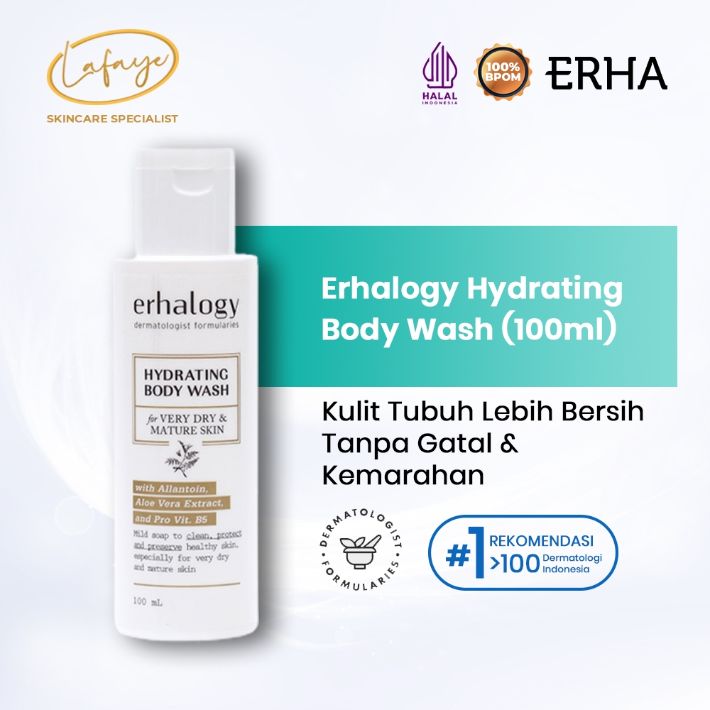 Jual ERHA Sabun Tubuh Erhalogy Hydrating Body Wash - Pelembab Kulit ...