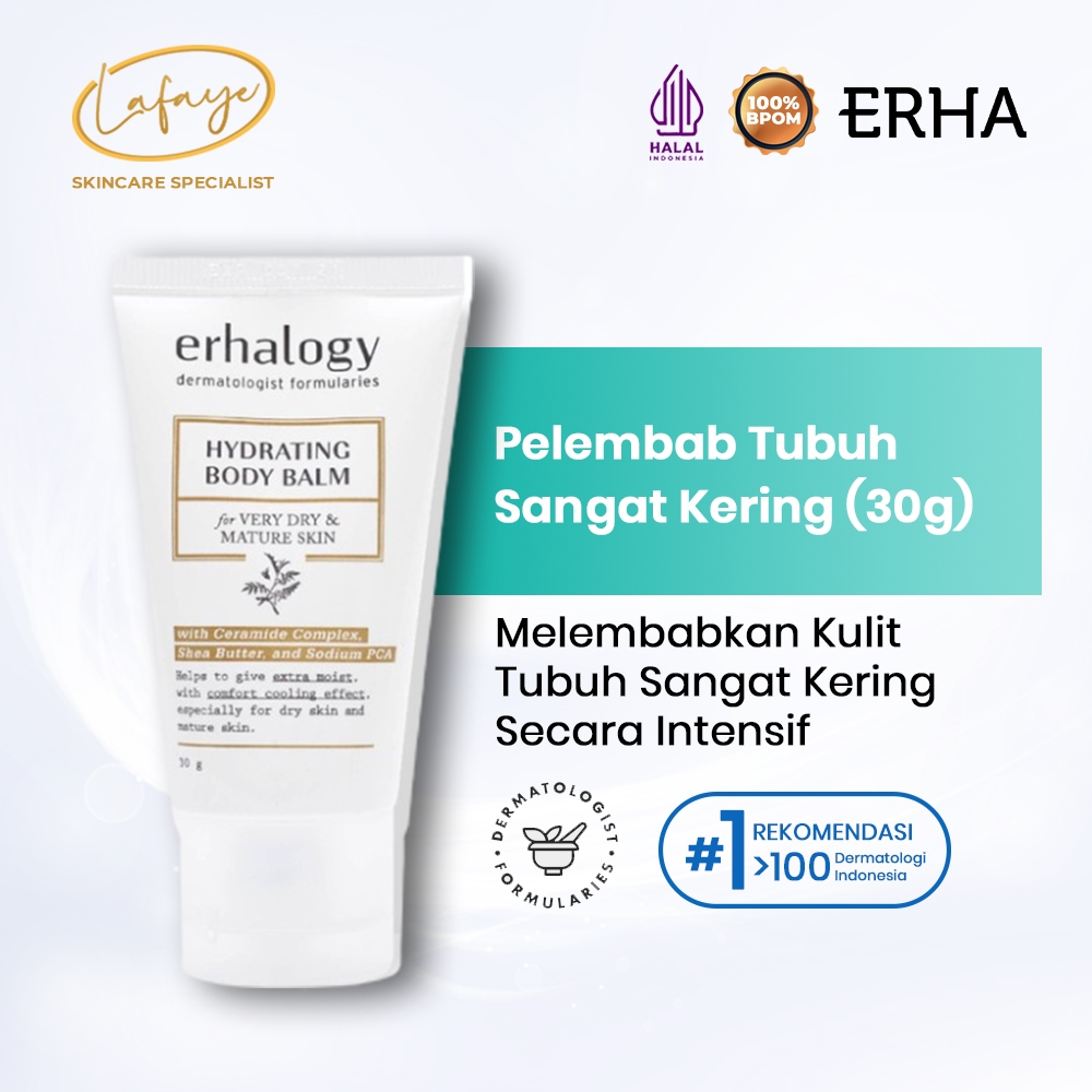 Jual ERHA Lotion Pelembab Kulit Kering ERHALOGY Hydrating Body Balm ...