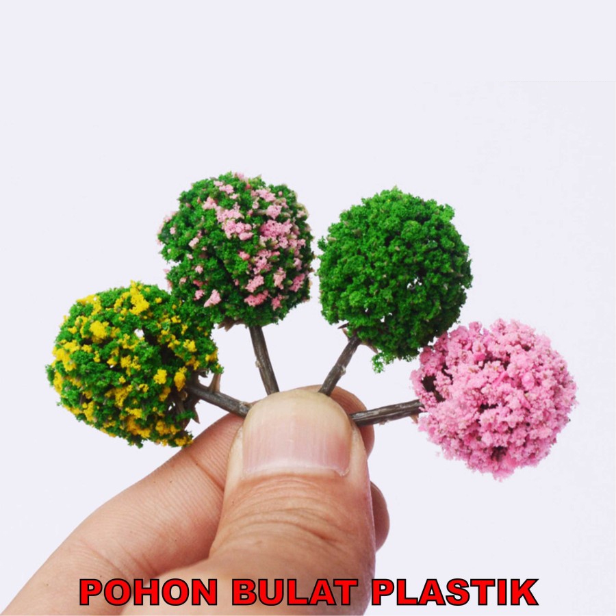 Jual Miniatur Pohon Bunga / Pohon Cabang Bulat Plastik | Shopee Indonesia