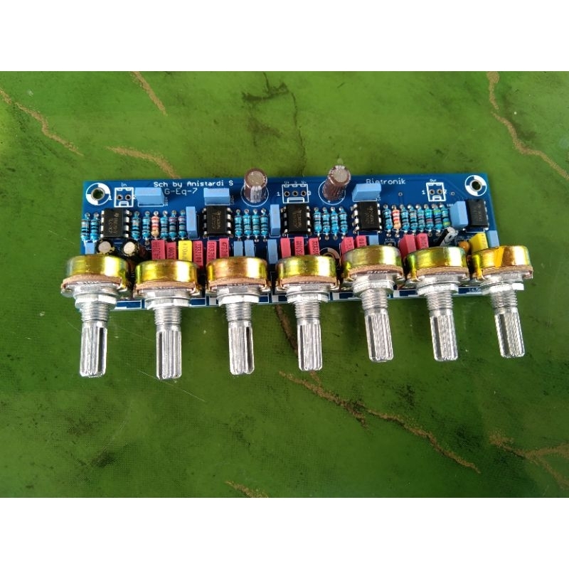 Jual Kit equalizer 7 band equalizer 7 potensio | Shopee Indonesia