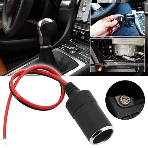Jual Soket Betina Car Lighter Female Socket Colokan Steker Mobil 12-24V ...