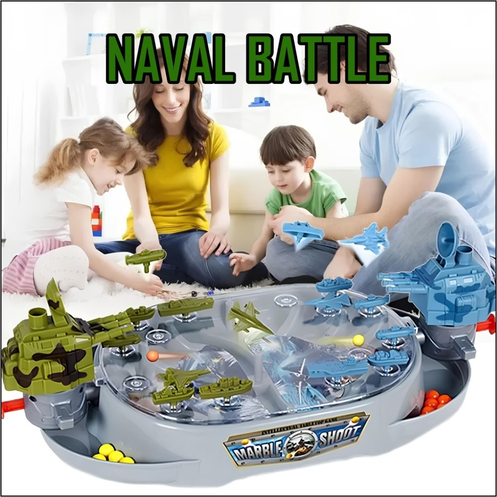 Jual Mainan Anak Naval Battle Table Game Seru Permainan Family Game ...