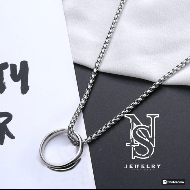 Jual NS_JEWELLERY- Kalung Titanium Korean Style Pria/Wanita Model ...