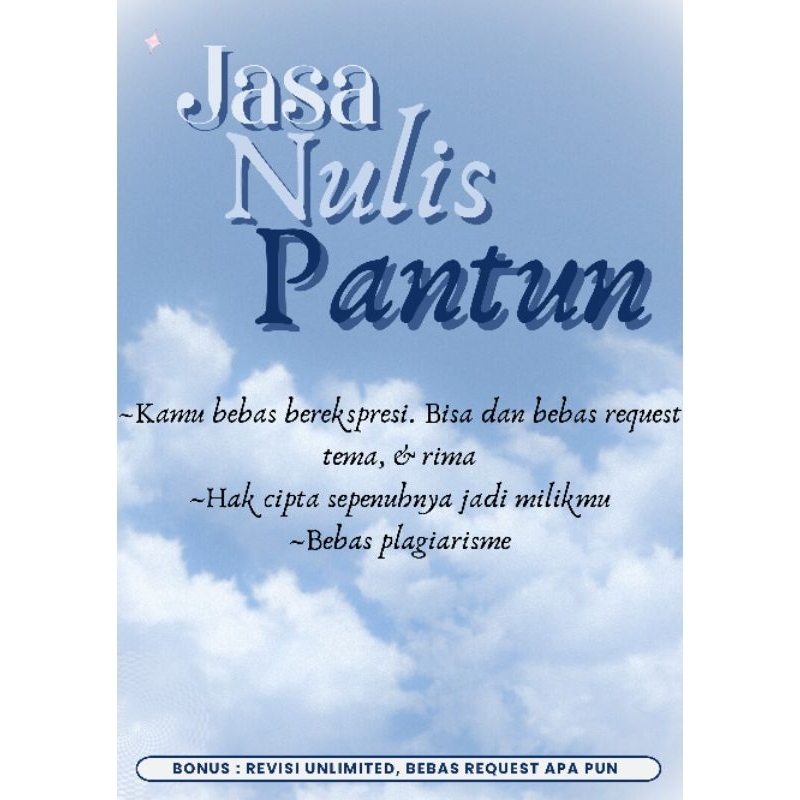 Jual Jasa Nulis Pantun | Shopee Indonesia