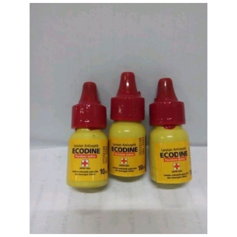 Jual Ecodine 10ml Povidone lodine 10ml Antiseptik Povidon lodin 10ml ...