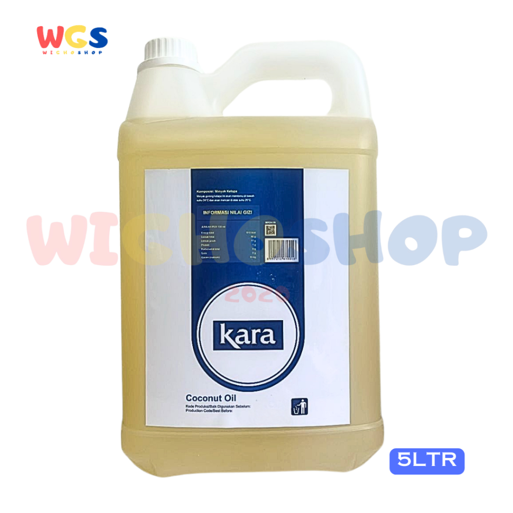 Jual Kara Coconut Oil 100% 5ltr - Minyak Goreng Kelapa | Shopee Indonesia